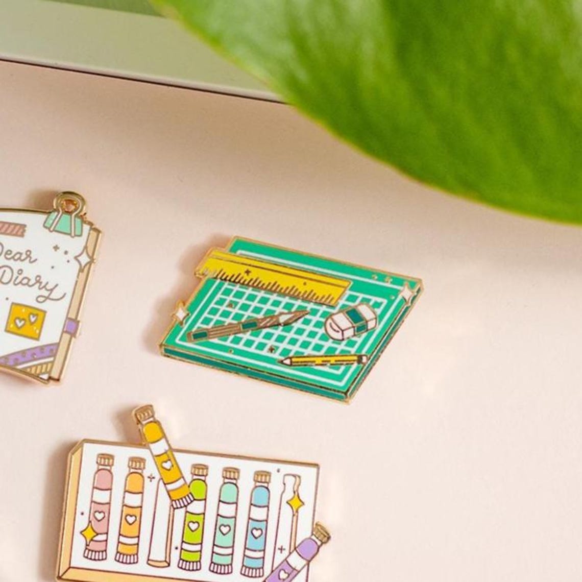 Cut & Create Enamel Pin: Crafter's Cutting Mat With X-acto Knife - Etsy