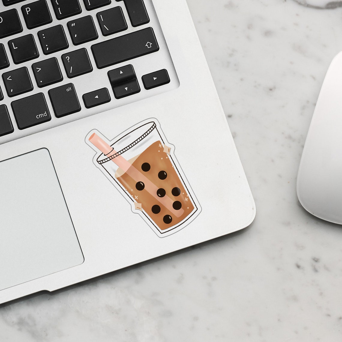 Boba Clear Sticker Food Sticker Boba Sticker - Etsy