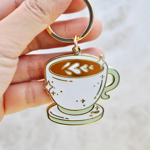 Coffee Keychain - Etsy
