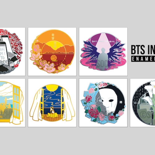 BTS Song Pins - Etsy