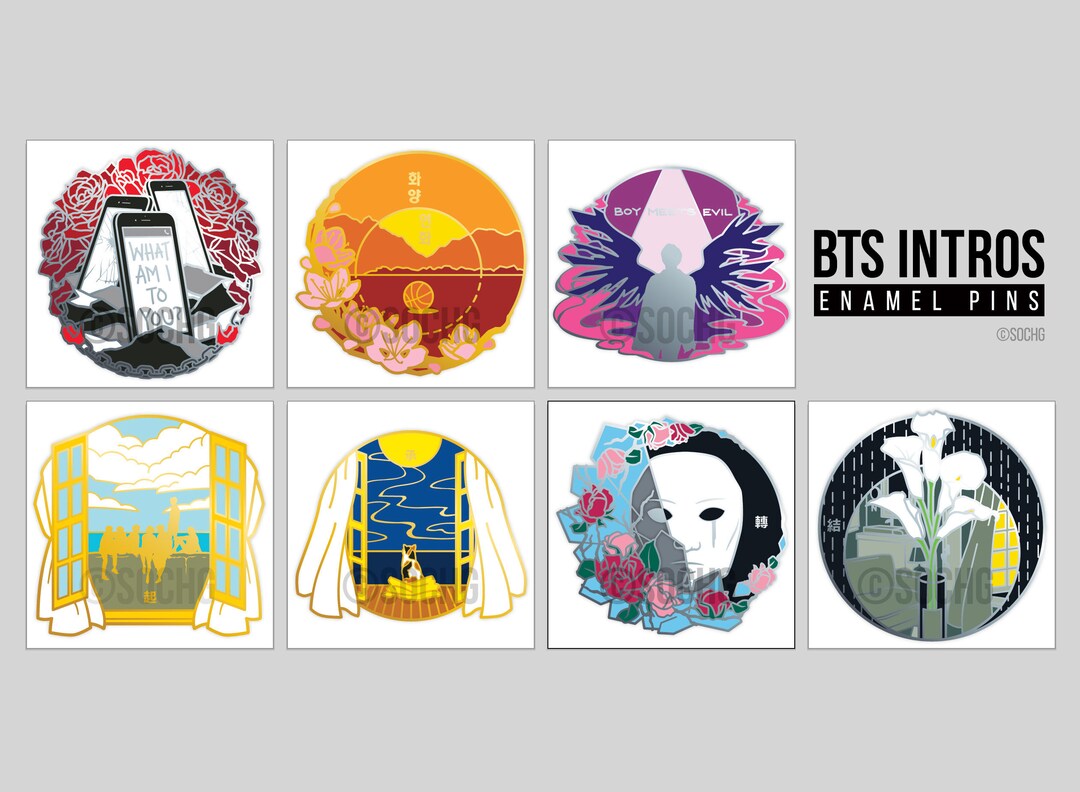 BTS Intro Pins - Etsy