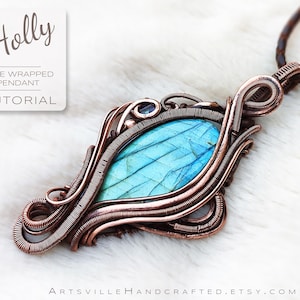 Holly: Wire Wrapped Pendant Tutorial for This Unique Design by ...