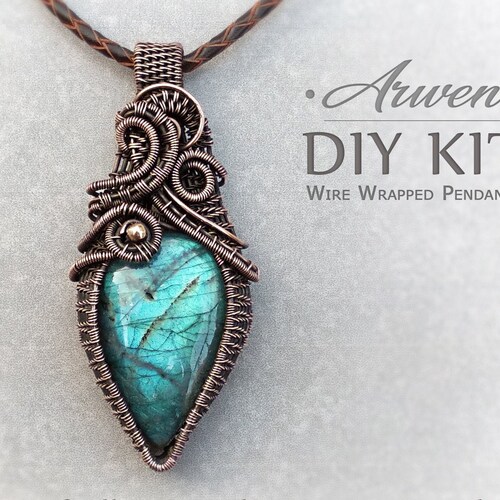 Full DIY Kit Wire Wrapping Kit Jewelry Making Kit Craft - Etsy