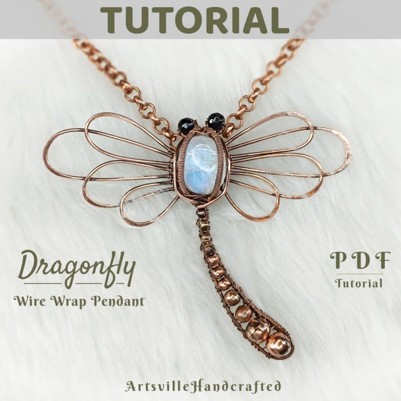 Wire Wrapped Dragonfly - Etsy