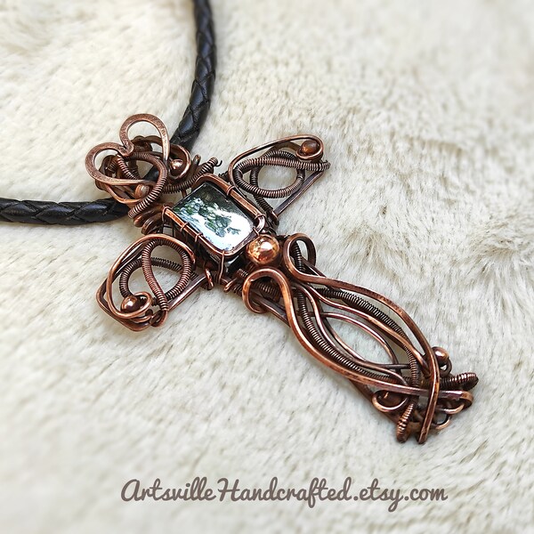 Wire Wrapped Cross - Etsy