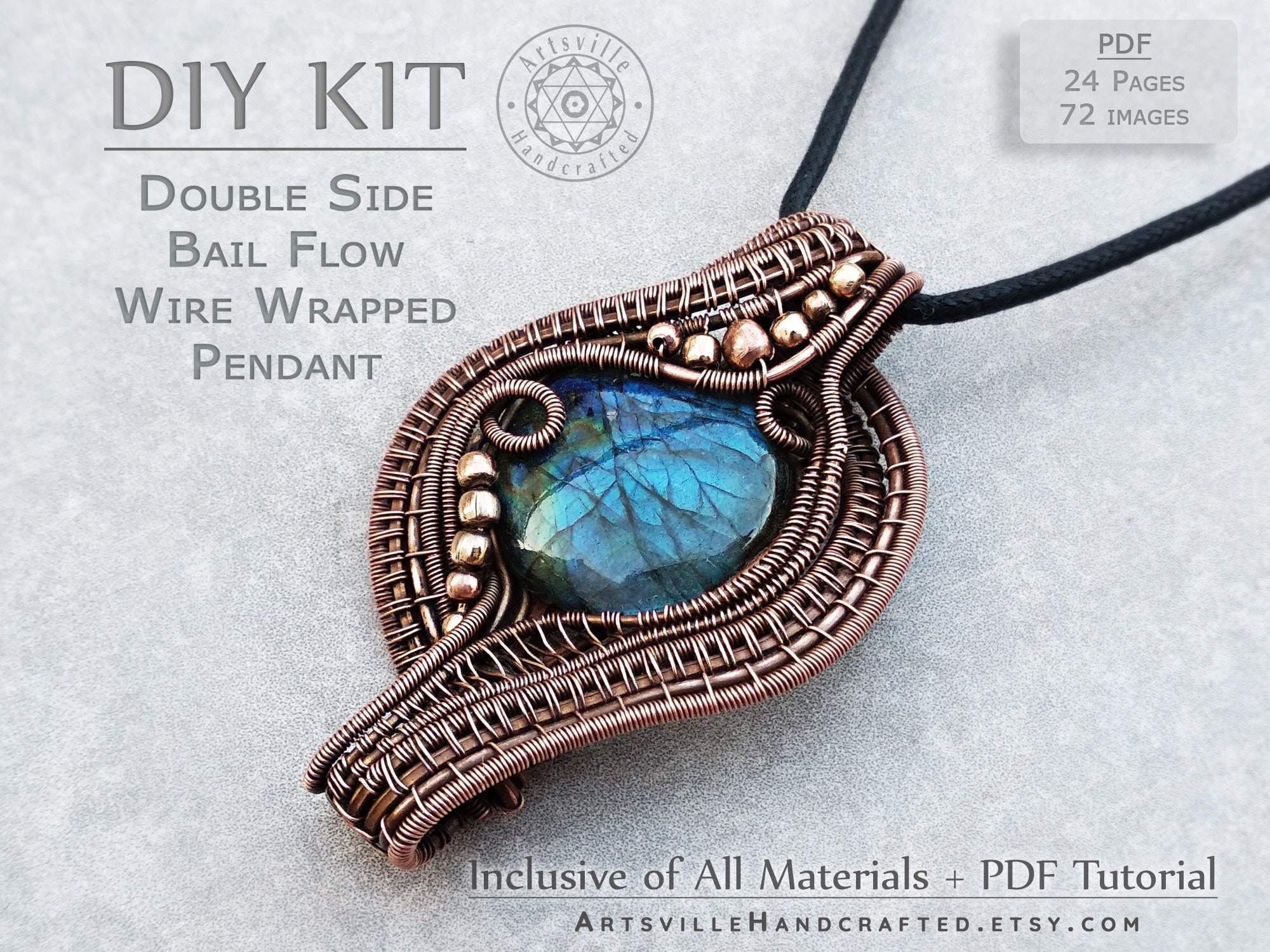 Full DIY Kit Wire Wrapping Kit Crystals Jewelry Making Kits - Etsy