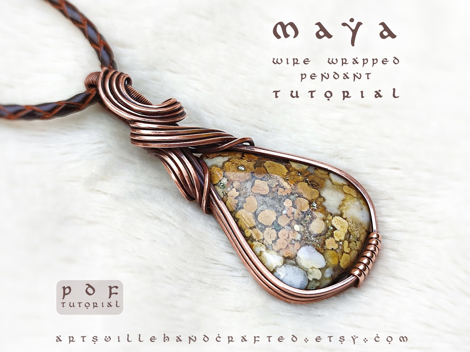 Maya : Wire Wrap Tutorial, Wire Wrap Pendant Tutorial, Jewelry Tutorial ...