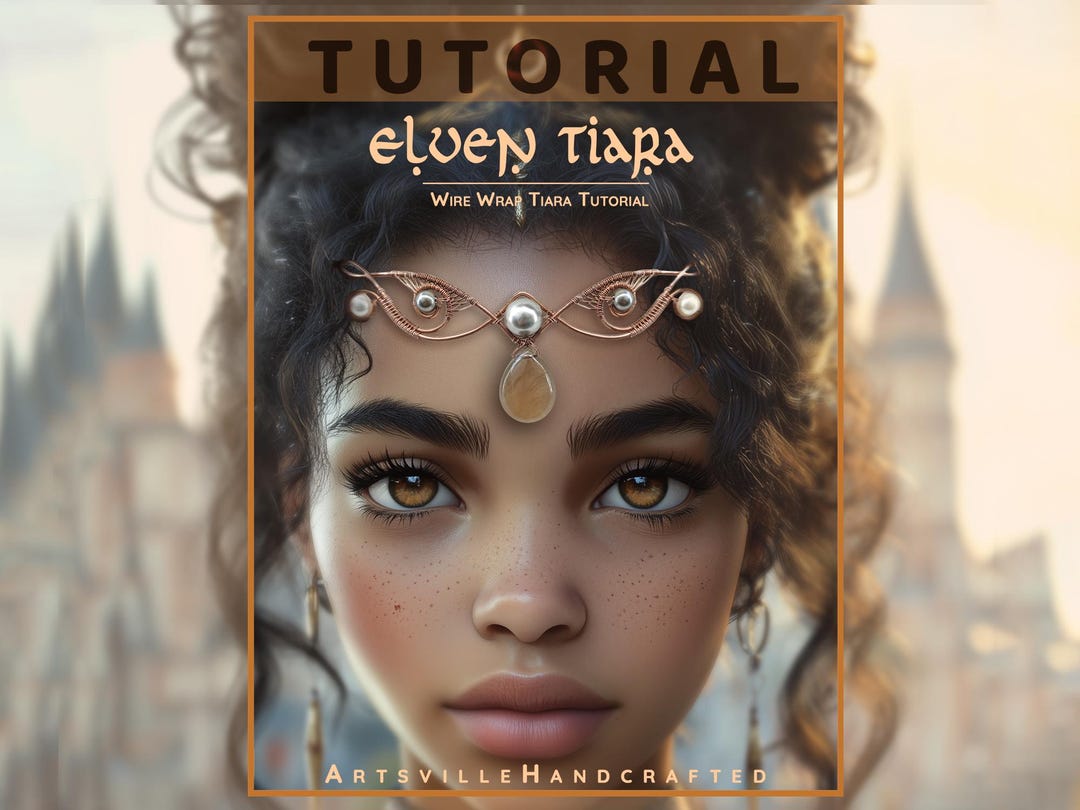 Wire Elven Tiara Headpiece Tutorial DIY Fantasy Elf Crown | Cosplay ...