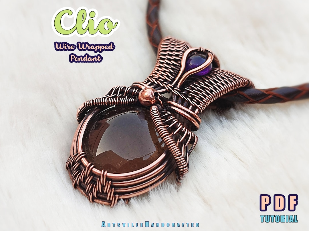 Clio: Wire Wrap Pendant Tutorial, Wire Wrapping Tutorial, Wire Work ...