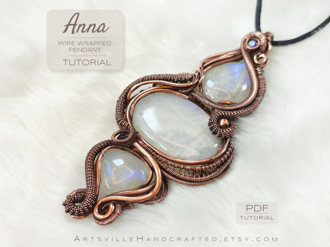 Heady Wire Wrap Pendant Tutorial, Advance Wire Wrap Tutorial, Wire Wrap ...