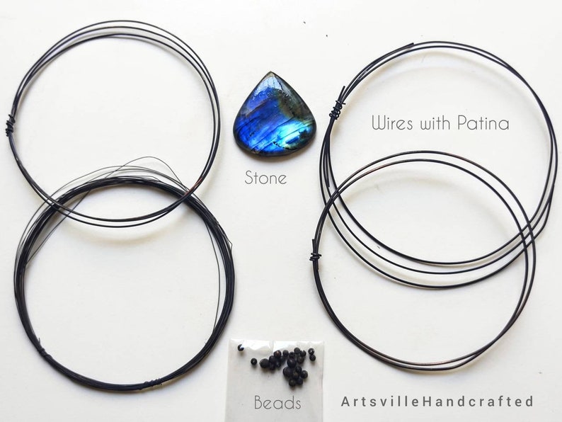 Full DIY Kit Wire Wrapping Kit Jewelry Making Kit Craft - Etsy