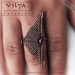 Vilya : Wire Wrapped Ring Tutorial, Wire Wrapping Tutorial, Wore Work Tutorial, DIY Wire Ring ...