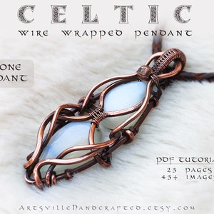 Celtic Pendant : Wire Wrap Tutorial for Beginners, Wire Wrapping PDF ...