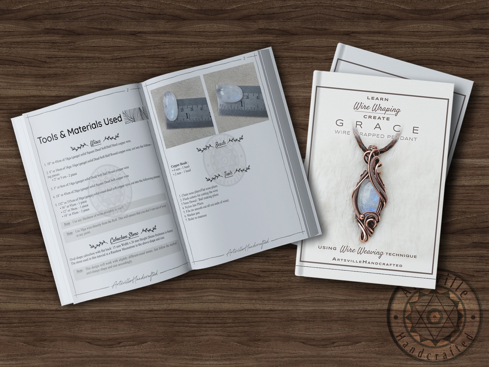 Grace: Wire Wrap Tutorial, Wire Wrapping Tutorial, Wire Jewelry ...