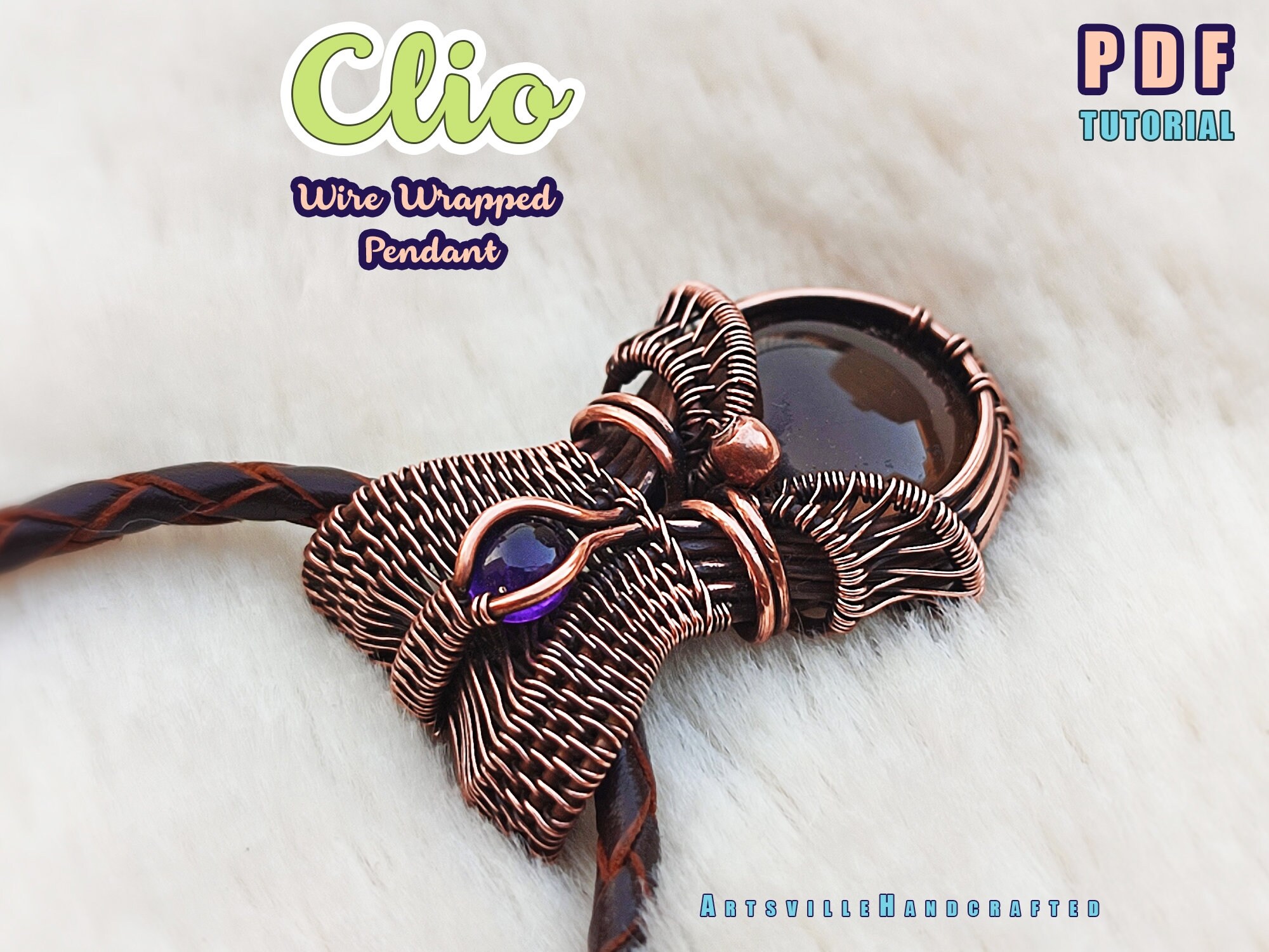 Clio: Wire Wrap Pendant Tutorial, Wire Wrapping Tutorial, Wire Work ...