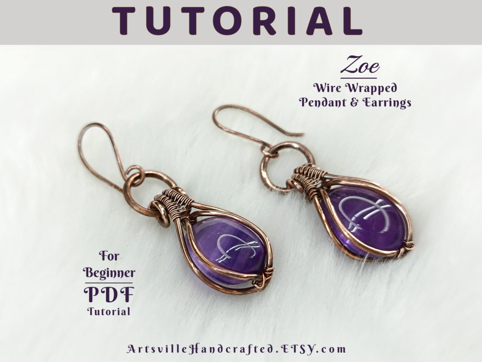 Zoe Pendant & Earrings Tutorial for Beginners PDF | Create a Matching ...