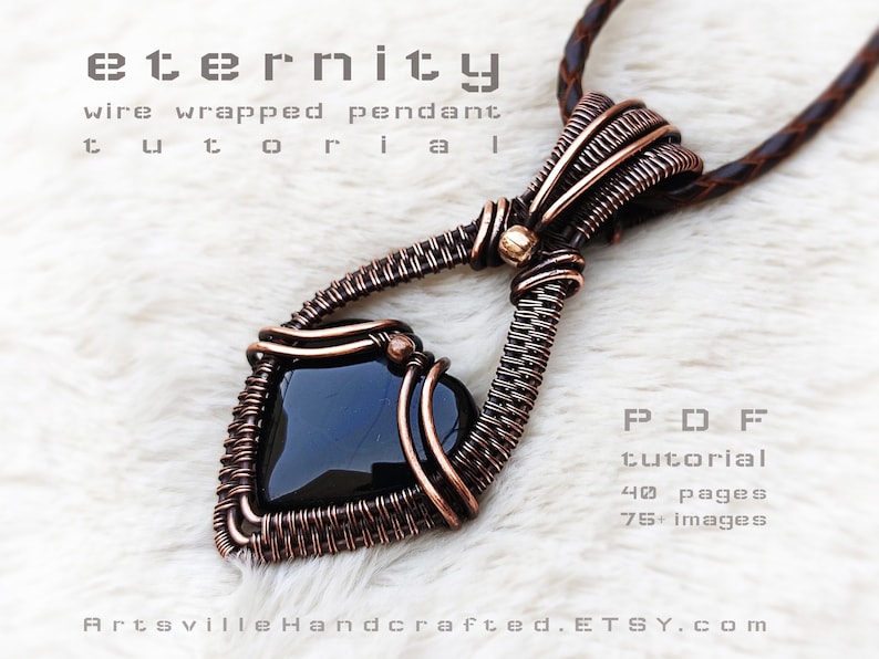 Heart Pendant Tutorials Bundle : Wire Wrapping Wire Wrap - Etsy