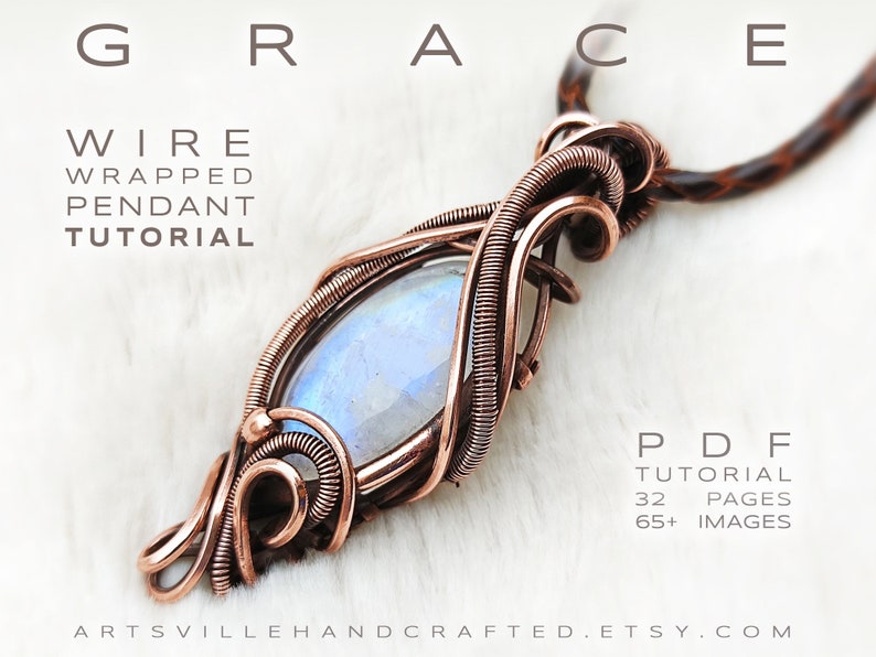 Grace: Wire Wrap Tutorial Wire Wrapping Tutorial Wire - Etsy