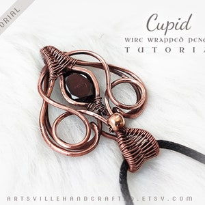 Cupid: Wire Wrap Heart Pendant Tutorial, DIY Wire Wrapped Pendant ...