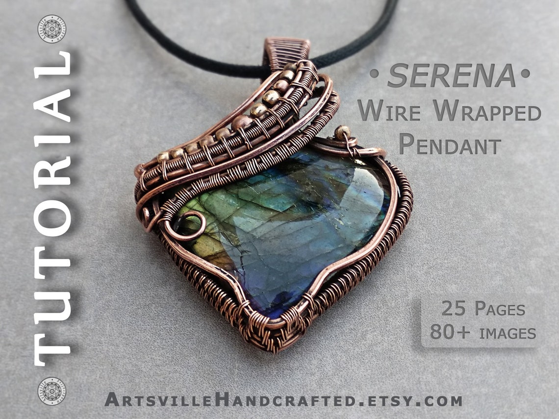 Wire Jewelry Tutorial Wire Wrapping Tutorial Wire Weave | Etsy