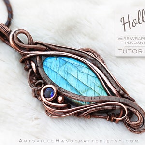 Holly: Wire Wrapped Pendant Tutorial for This Unique Design by ...