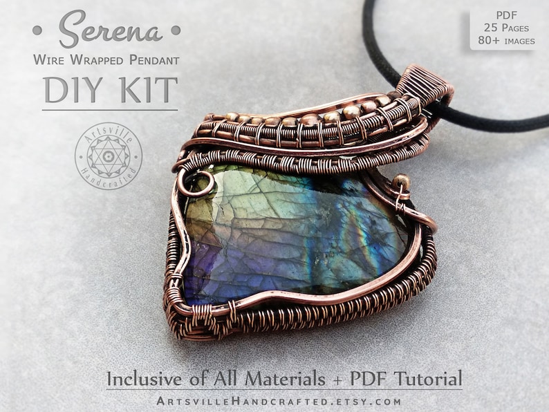 Full DIY Kit Wire Wrapping Kit Jewelry Making Kit Craft - Etsy