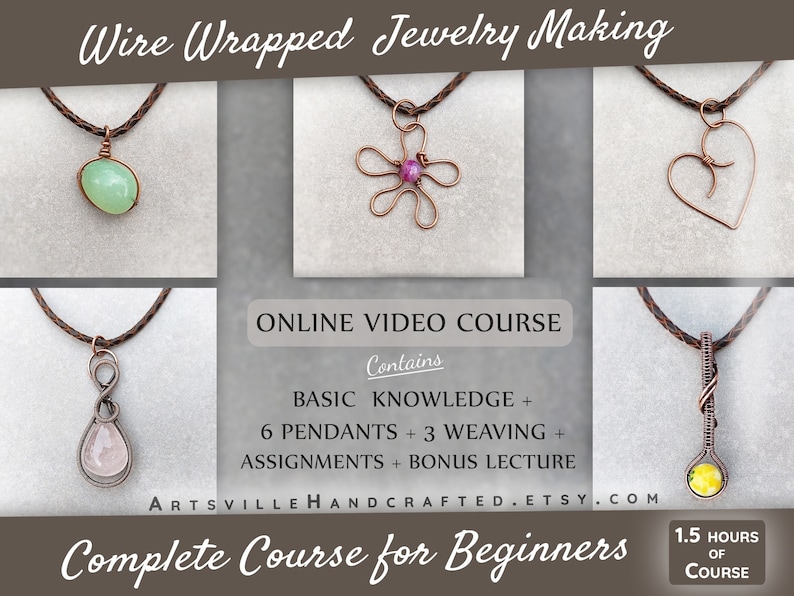 Wire Wrapping for Beginners Online Course - DIY Wire Wrap Video ...