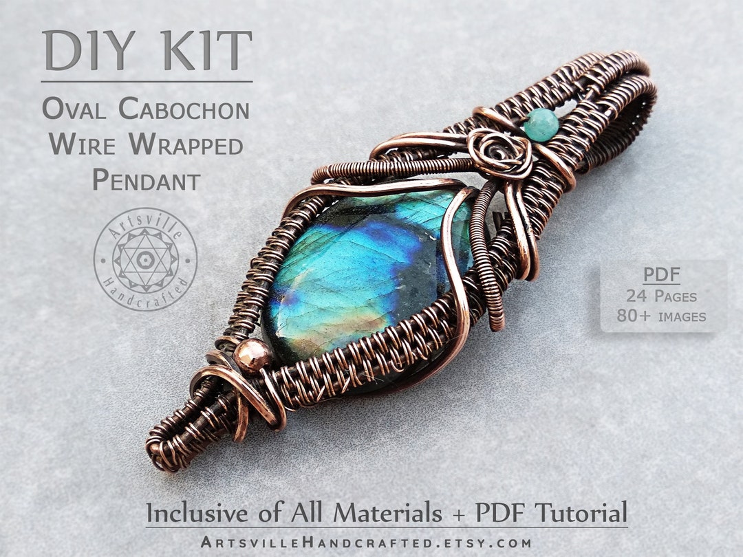 Full Wire Wrapping DIY Kit, Jewelry Making Kit, DIY Kits for Adults ...