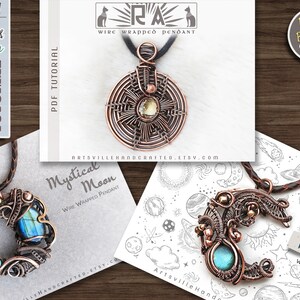 Sun and Moon Bundle : 3 Wire Wrap Tutorials, Wire Wrapping Tutorial ...