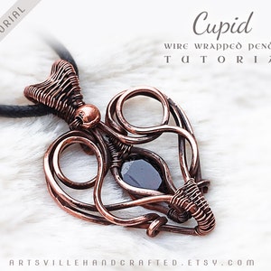 Cupid: Wire Wrap Heart Pendant Tutorial, DIY Wire Wrapped Pendant ...