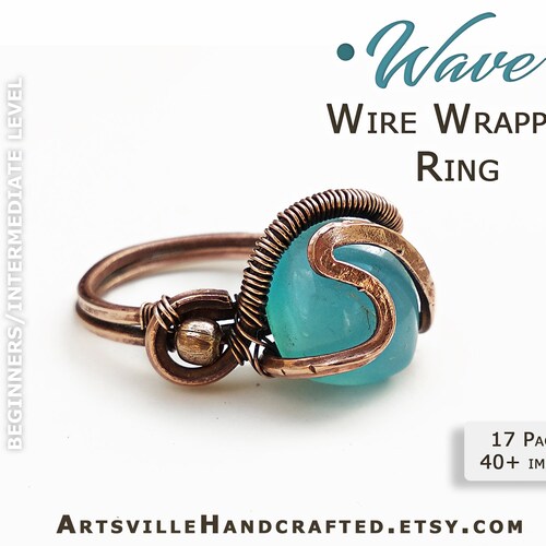 Wire Ring Tutorial Wave Ring Tutorial Summer Jewelry DIY - Etsy
