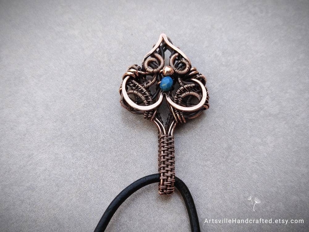 Wire Wrapped Heart Pendant Heart Necklace Gift for Her Gift - Etsy