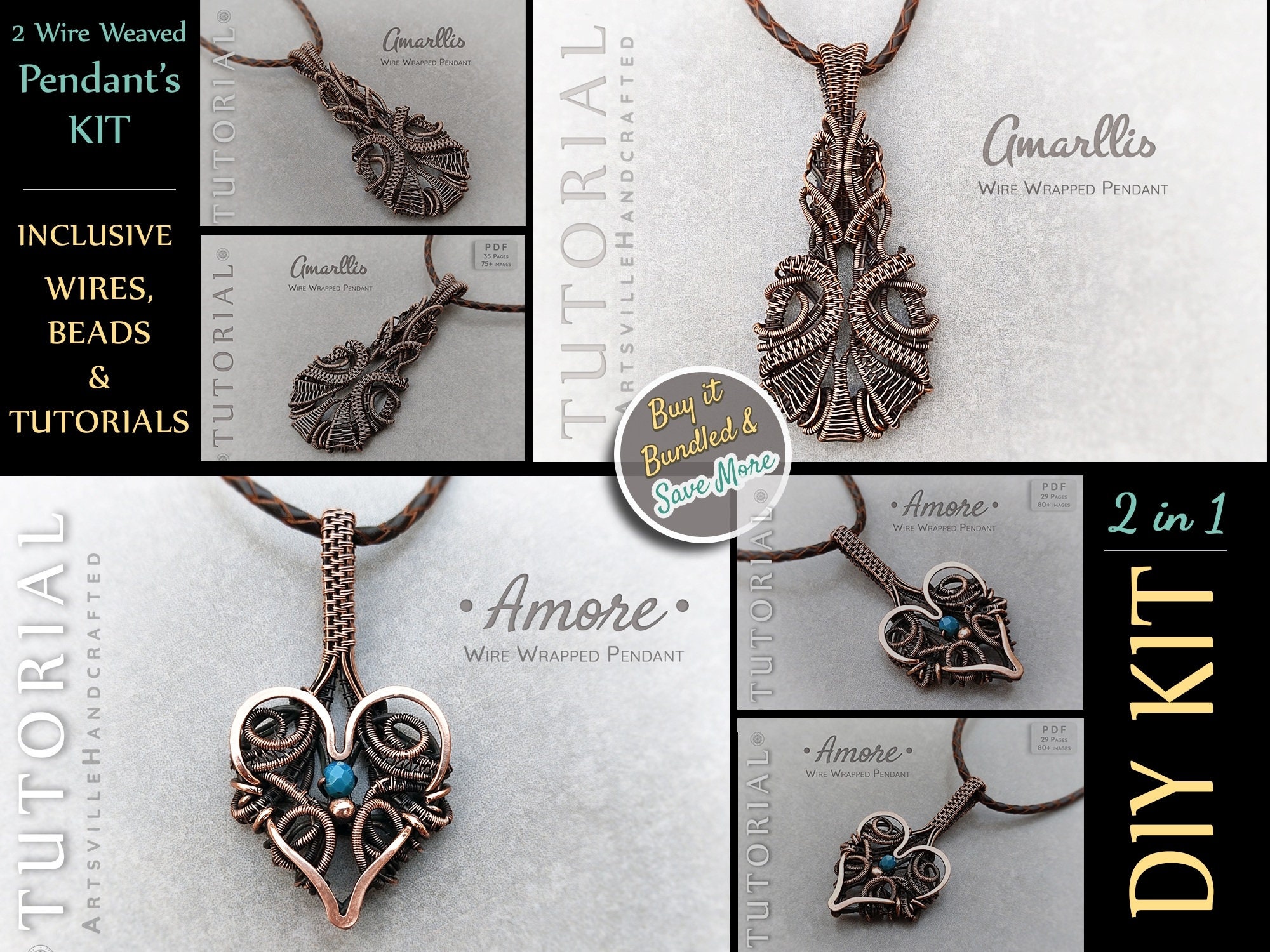 Wire Wrapping Kit Jewelry Making Kit Full DIY Kit Wire Wrap - Etsy