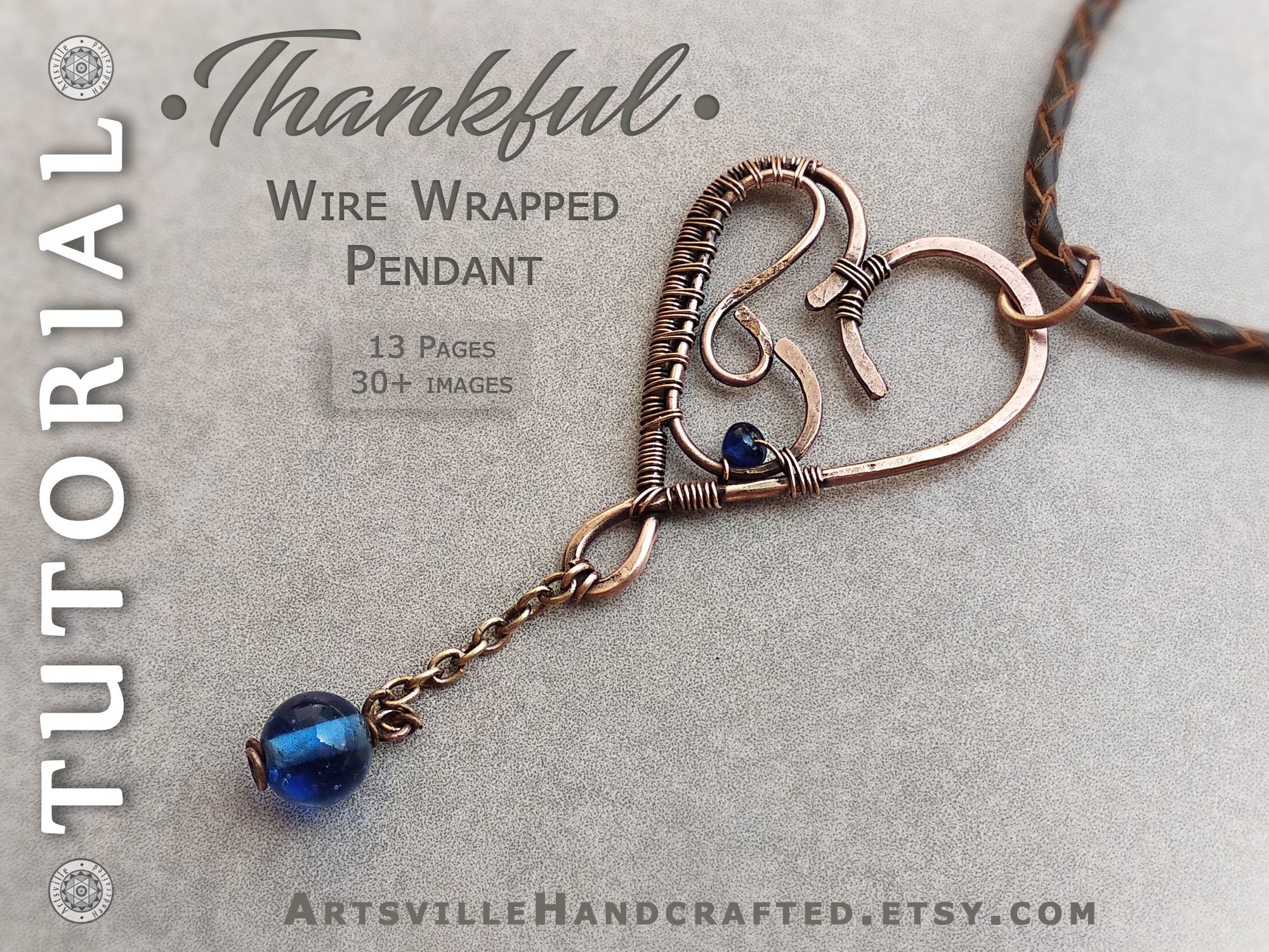 Heart Pendant Tutorials Bundle : Wire Wrapping Wire Wrap - Etsy