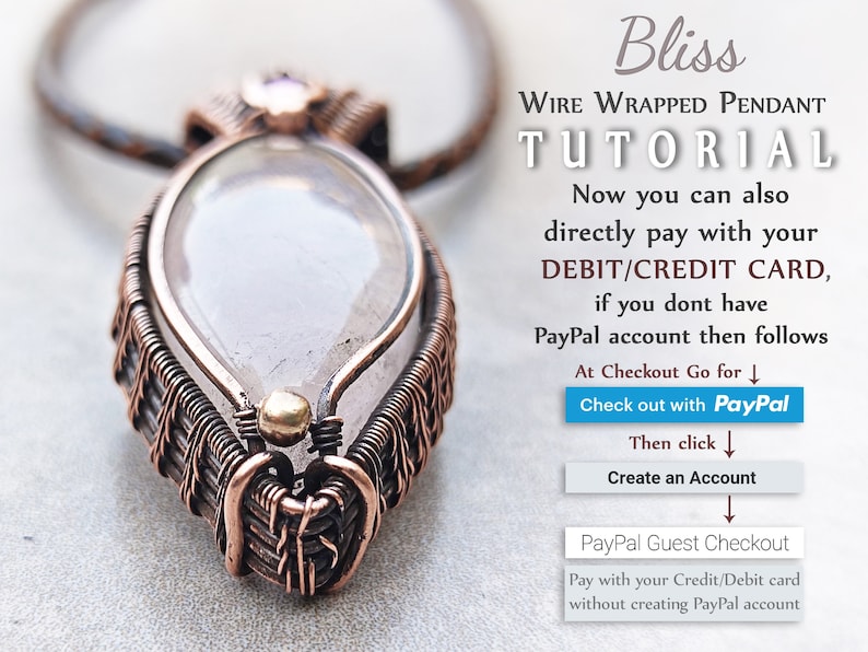 Wire Wrapped Pendant Tutorial Wire Wrap Tutorial Jewelry | Etsy