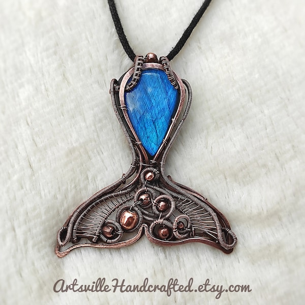 Mermaid Tail Pendant - Etsy