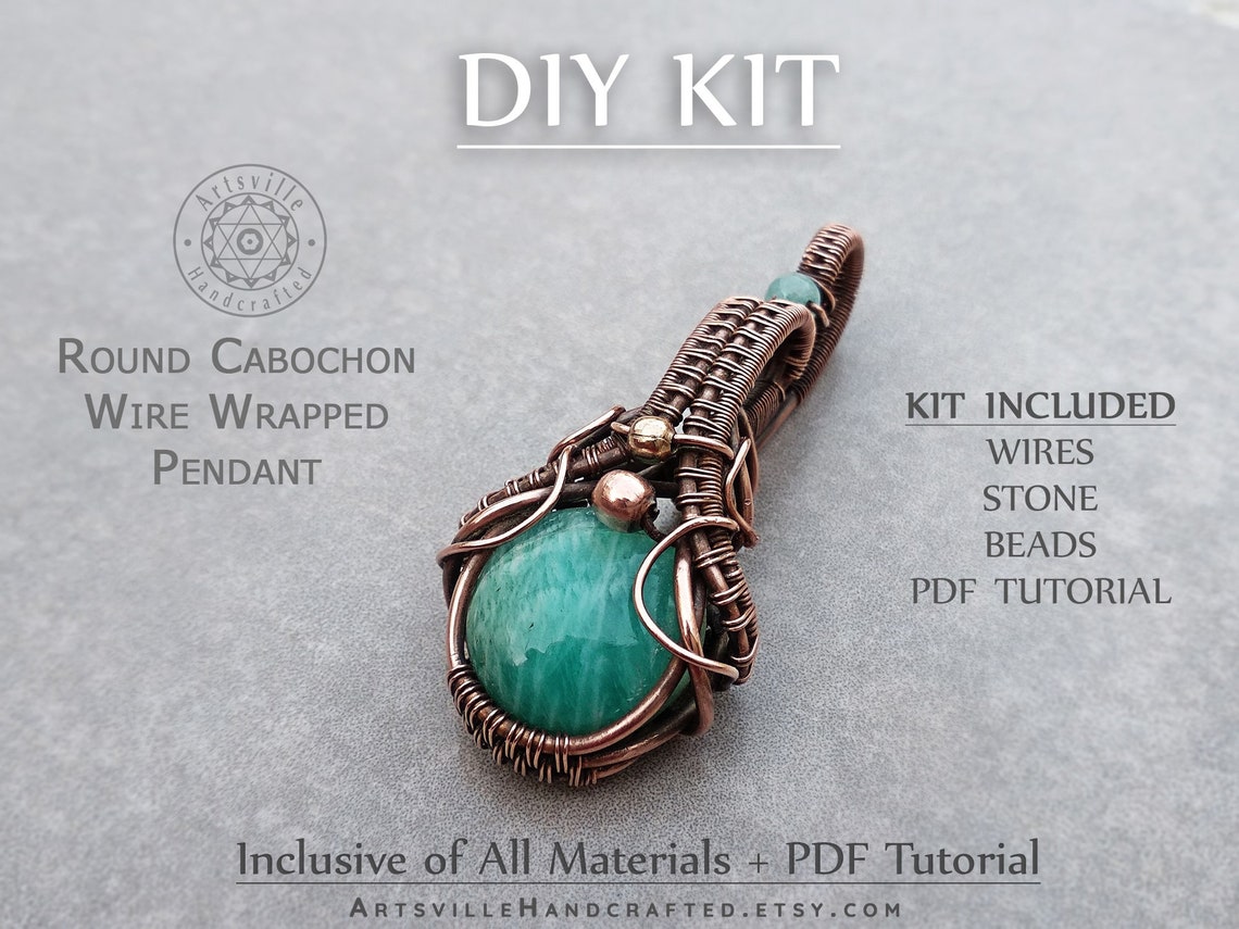 Full DIY Kit Jewelry Making Pendant Kit Craft Kits for | Etsy