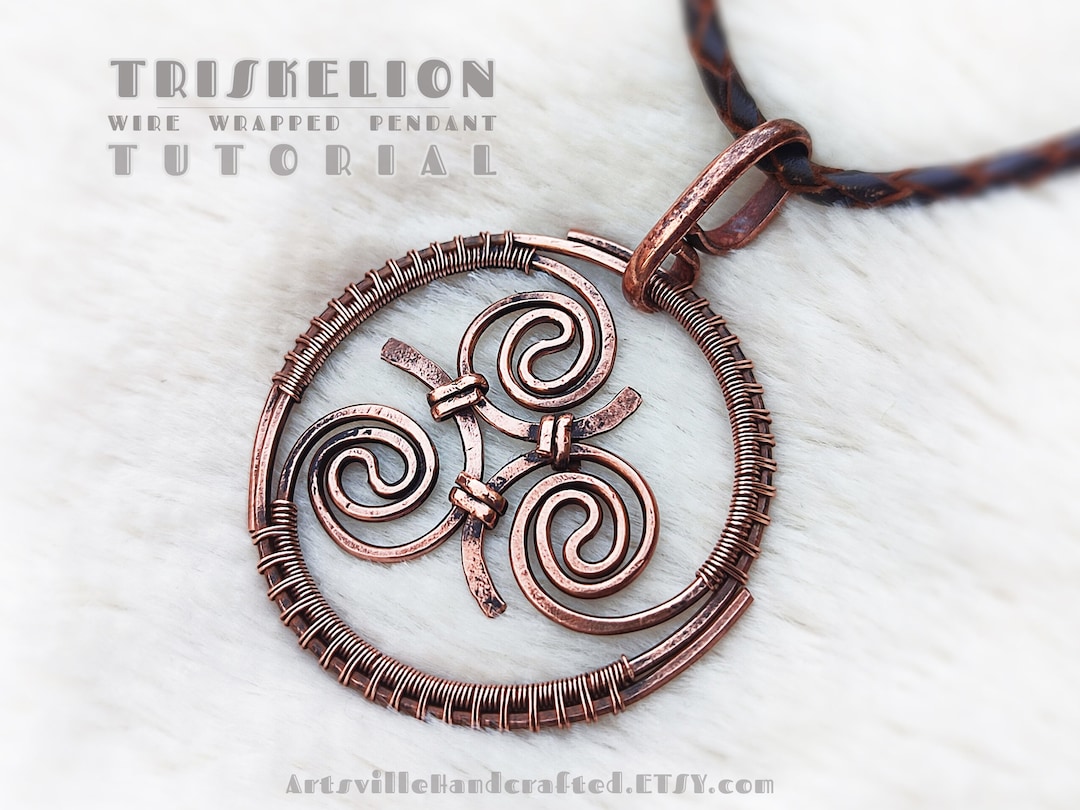 Triskelion : Wire Wrapped Triskele Tutorial, Wire Wrapping Tutorial, Beginner Wire Tutorial ...