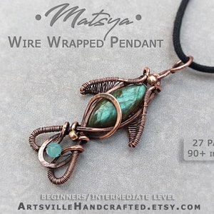 Fish Necklace, Wire Jewelry Tutorial, Wire Wrap Tutorial, Wire Pendant Tutorial, Wire Tutorial ...