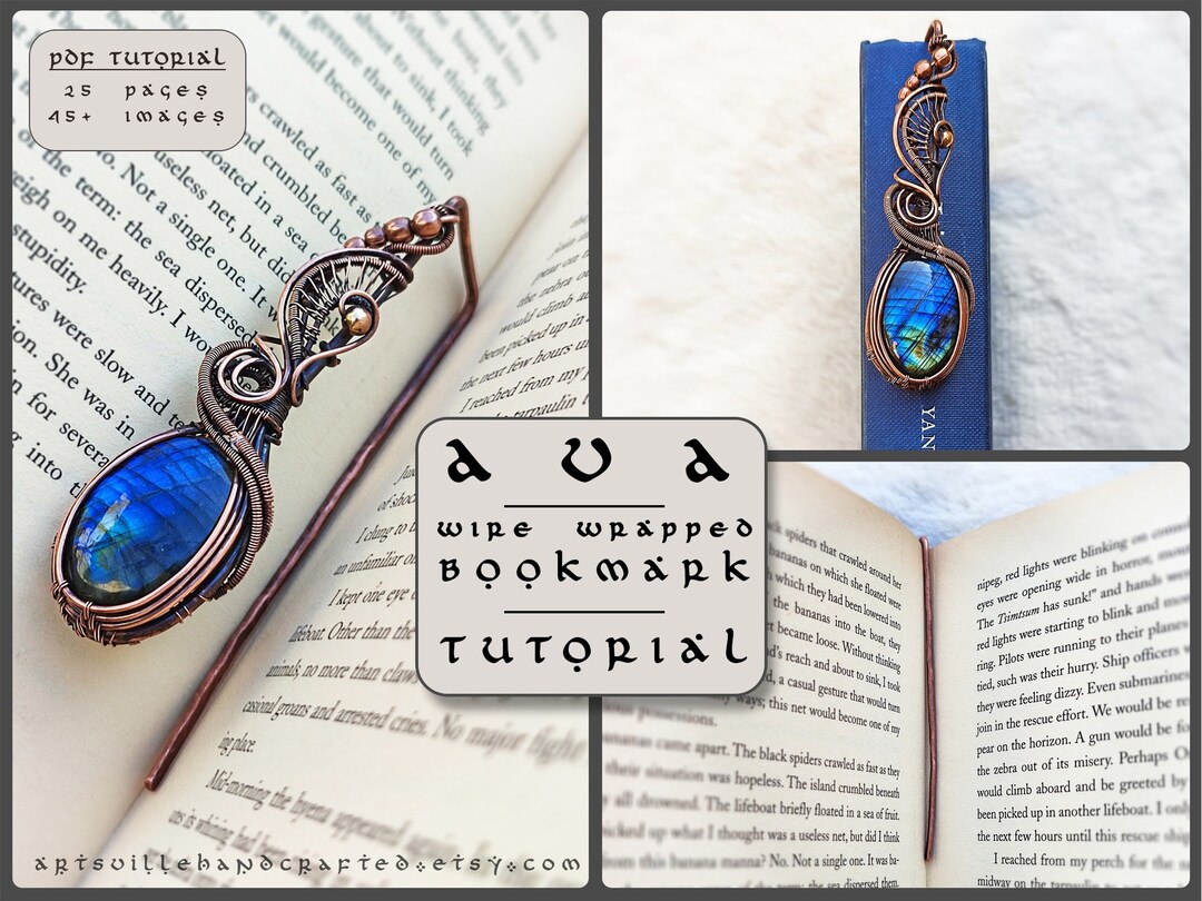 Ava : Wire Wrap Bookmark Tutorial, Wire Wrapping Tutorial, DIY Bookmark ...