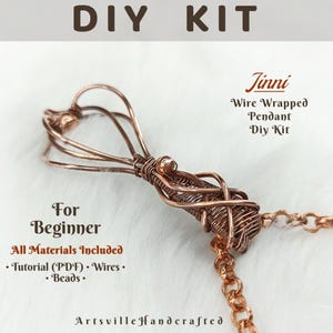 DIY Wire Wrap Jewelry Kit for Beginners Perfect Gift for Craft Lovers ...