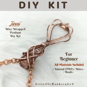 DIY Wire Wrap Jewelry Kit for Beginners Perfect Gift for Craft Lovers ...