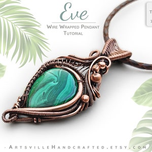 Wire Wrapped Pendant Tutorial Wire Wrap Tutorial Jewelry | Etsy