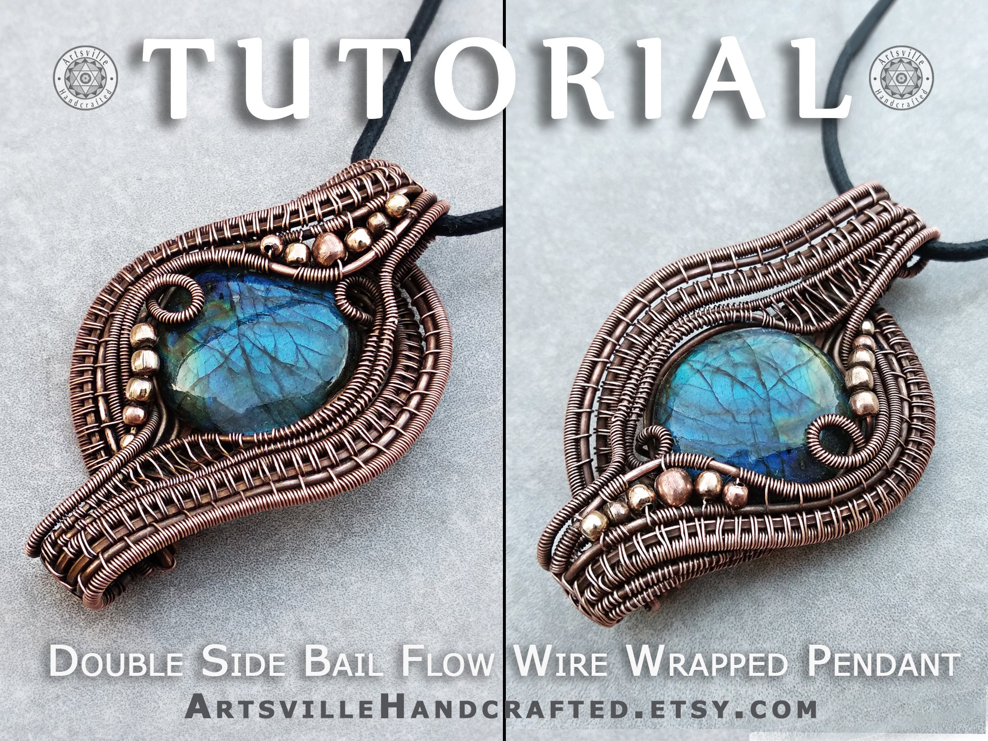 Wire Wrap Tutorial Wire Wrapping Tutorials Wire Weaving | Etsy
