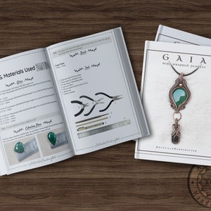 Gaia : Wire Wrapping Pendant Tutorial, Wire Weaving Tutorial, Wire Wrap ...