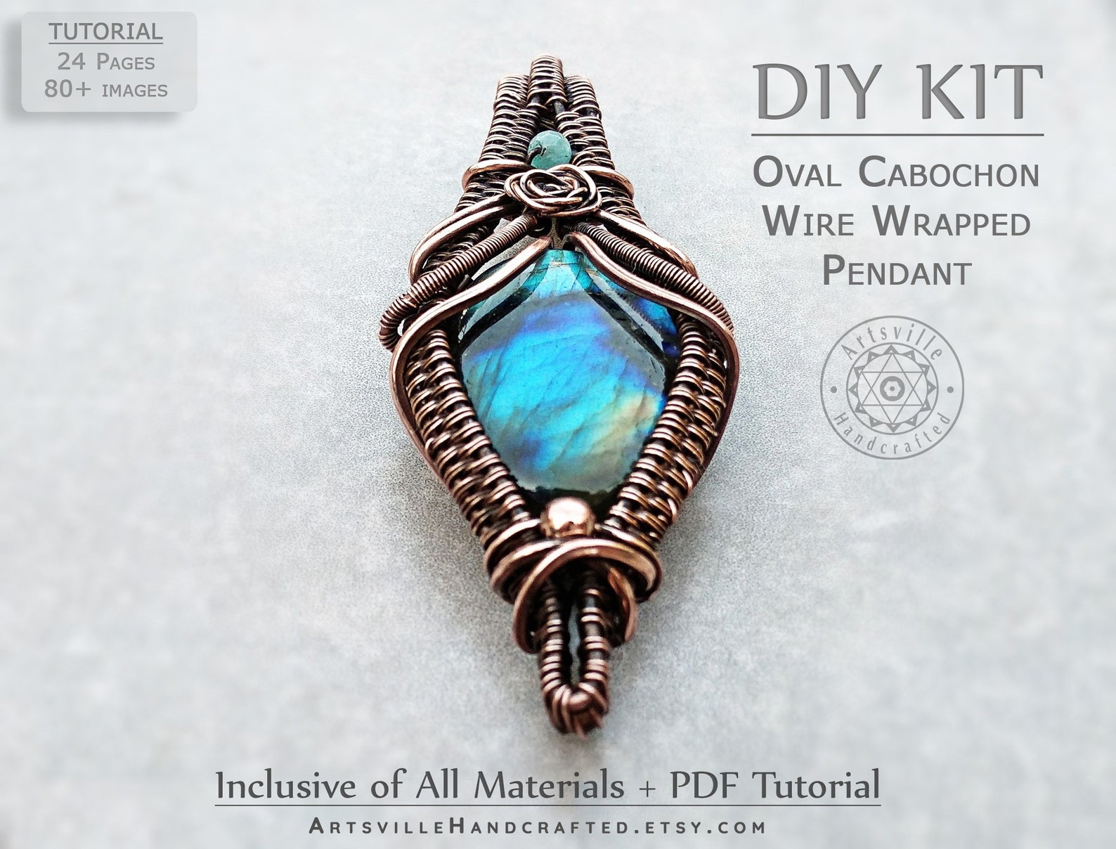 Full Wire Wrapping DIY Kit Jewelry Making Kit DIY Kits for - Etsy