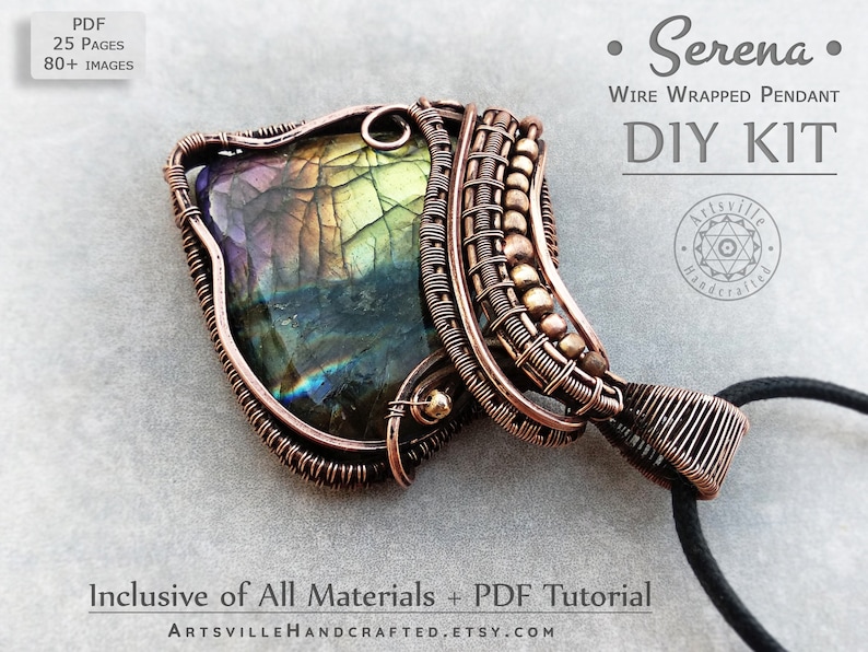 Full DIY Kit Wire Wrapping Kit Jewelry Making Kit Craft - Etsy