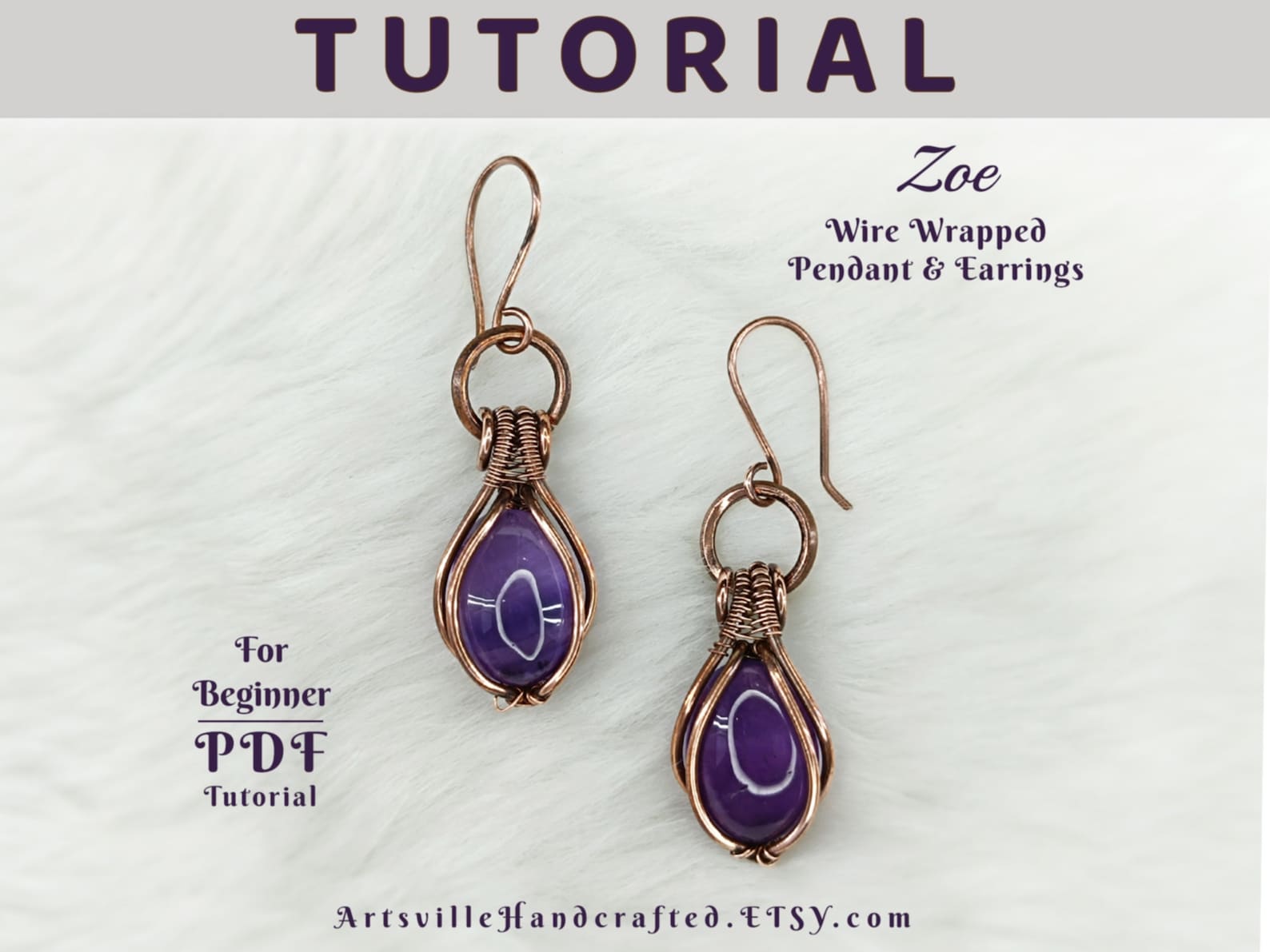 Zoe Pendant & Earrings Tutorial for Beginners PDF | Create a Matching ...