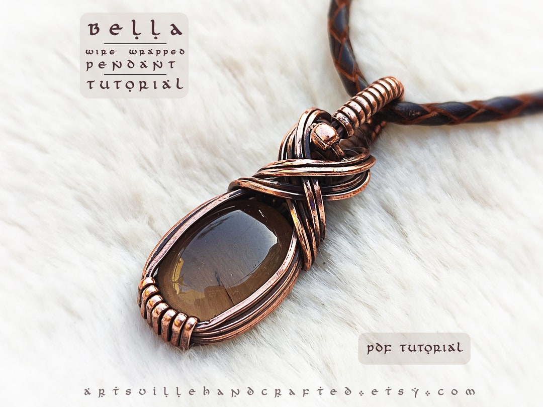 Bella: Wire Wrap Tutorial, Wire Wrap Jewelry Tutorial, Wire Wrapping Tutorial, Wire Work ...
