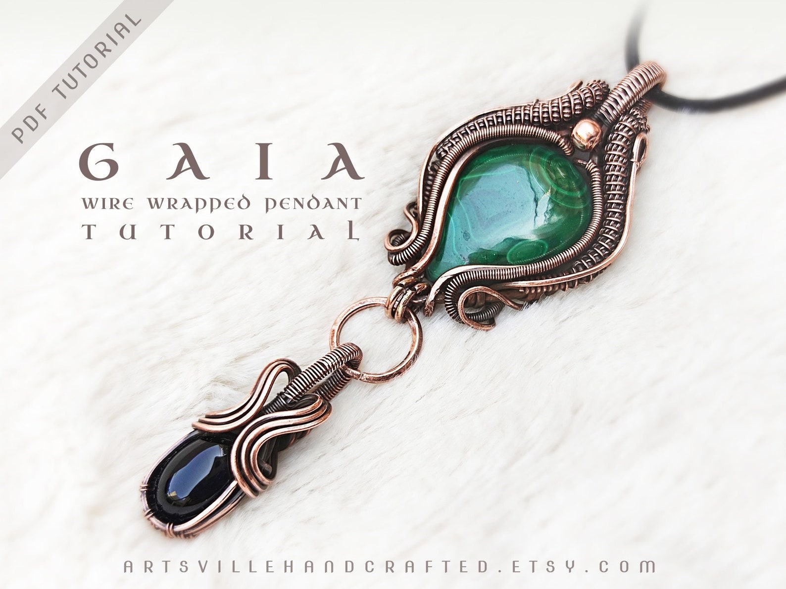 Gaia : Wire Wrapping Pendant Tutorial, Wire Weaving Tutorial, Wire Wrap ...